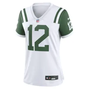 Nike Joe Namath Nfl Game Football Jersey - White