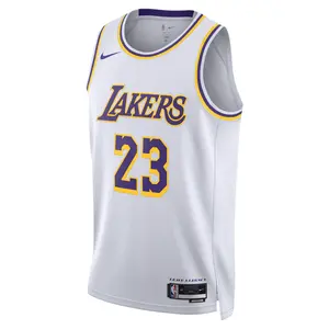 Nike Lebron James Los Angeles Lakers 2022/23 Association Edition Nba Swingman Jersey - White