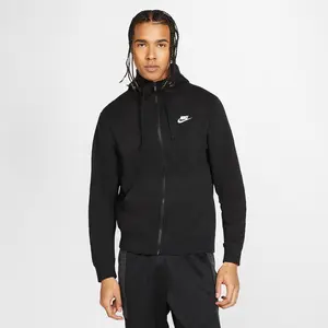 Nike Sportswear Club Fleece Full-zip Hoodie - Black