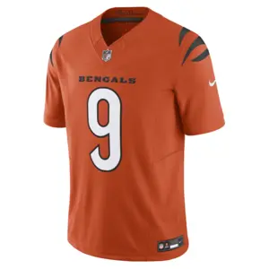 Nike Joe Burrow Cincinnati Bengals Dri-fit Nfl Limited Football Jersey - Orange