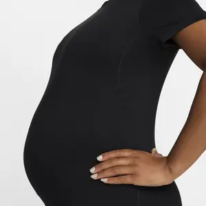 Nike One Dri-fit Slim-fit Short-sleeve Maternity Top