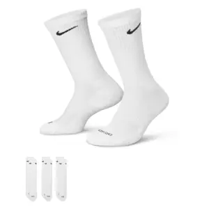 Nike Everyday Plus Cushioned Training Crew Socks - White
