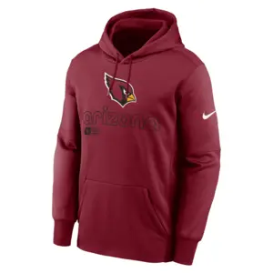 Nike Arizona Cardinals Therma NFL Pullover Hoodie Red