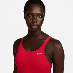 Nike Hydrastrong Essential Fastback One Piece Swimsuit - Red