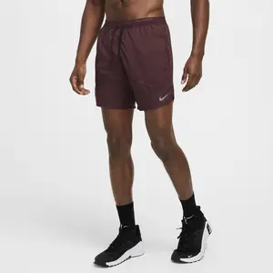 Nike Men's Stride Dri-fit 7" Brief-lined Running Shorts Red