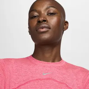 Nike Dri-fit Swift Element Uv Crew-neck Running Top - Pink