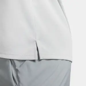 Nike Miler Dri-fit Short-sleeve Running Top - Grey