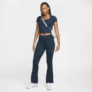 Nike Sportswear Chill Knit Tight Mini-rib Flared Leggings