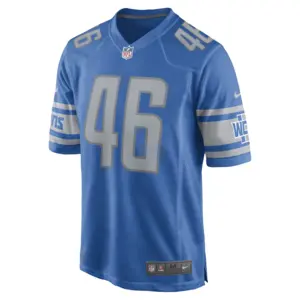 Nike Nfl Detroit Lions Game Football Jersey - Blue