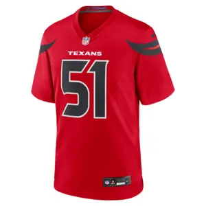 Nike Houston Texans Nfl Game Football Jersey - Red