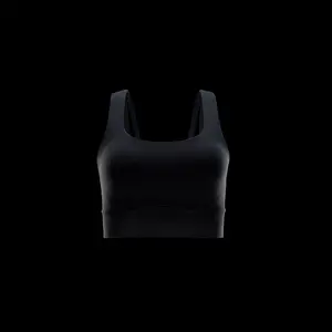 Nike Zenvy -support Padded Longline Sports Bra - Black