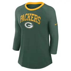 Nike Nfl Bay Packers 3/4-sleeve T-shirt