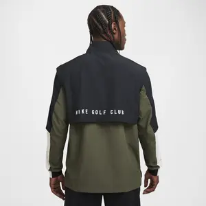Nike Golf Club Dri-Fit 1/2-Zip Golf Jacket - Black | Editorialist