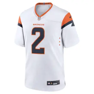 Nike Patrick Surtain Ii Denver Broncos Nfl Game Football Jersey - White