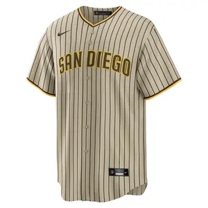 Nike Mlb San Diego Padres Replica Baseball Jersey - Brown