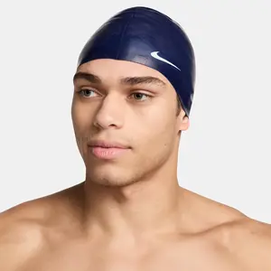 Nike Silicone Swim Cap - Blue