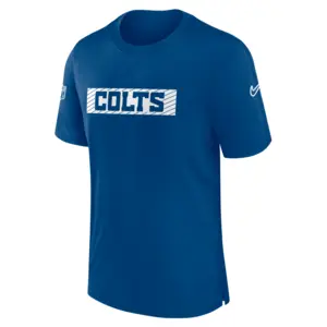 Nike Indianapolis Colts Sideline Player Dri-fit Nfl T-shirt - Blue