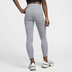 Nike One High-waisted 7/8 Leggings With Pockets - Grey