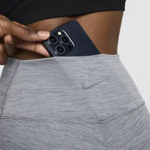 Nike One High-waisted 7/8 Leggings With Pockets - Grey