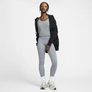 Nike One High-waisted 7/8 Leggings With Pockets - Grey