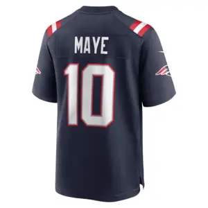 Nike Drake Maye New England Patriots Nfl Game Jersey