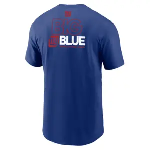 Nike New York Giants Team Outline Essential T-shirt Nfl T-shirt