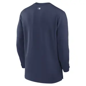 Nike Seattle Mariners Authentic Collection Game Time Dri-fit Mlb 1/2-zip Long-sleeve Top