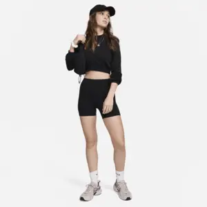 Nike High-waisted Biker Shorts - Black