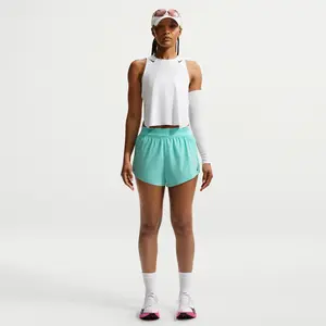 Nike Aeroswift Dri-fit Adv Cropped Running Tank Top - White