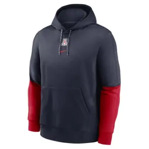 Nike Arizona Wildcats Sideline Team Issue Club Pullover Hoodie - Blue