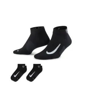 Nike Multiplier Low Quarter Golf Socks - Black
