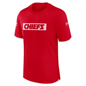 Nike Kansas City Chiefs Sideline Player Dri-fit Nfl T-shirt - Red