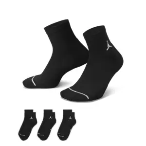JORDAN Everyday Ankle Socks - Black