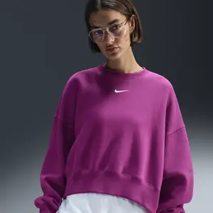 Nike Sportswear Phoenix Fleece Over-oversized Crew-neck Sweatshirt - Purple