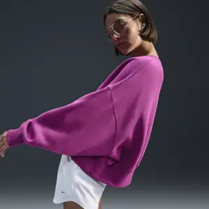 Nike Sportswear Phoenix Fleece Over-oversized Crew-neck Sweatshirt - Purple