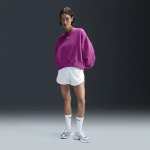 Nike Sportswear Phoenix Fleece Over-oversized Crew-neck Sweatshirt - Purple