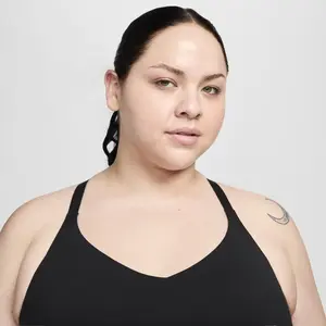 Nike Indy Light Support Padded Adjustable Sports Bra - Black