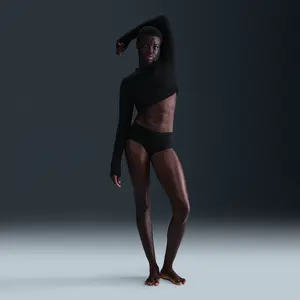 Nike Leak Protection: Period Boyshort Underwear - Black
