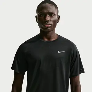 Nike Stride Dri-fit Adv Short-sleeve Running Top - Black