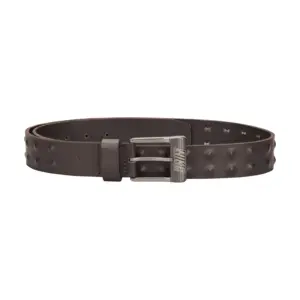 Nike Leather Studded Belt - Brown