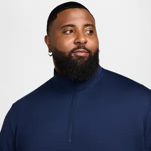 Nike Tour 1/2-zip Golf Top - Blue