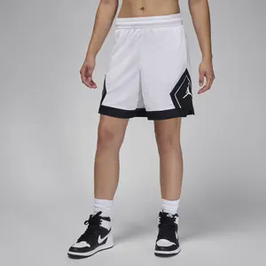 JORDAN Sport 4" Diamond Shorts - White