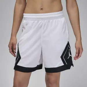JORDAN Sport 4" Diamond Shorts - White