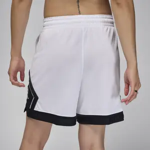 JORDAN Sport 4" Diamond Shorts - White