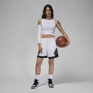 JORDAN Sport 4" Diamond Shorts - White
