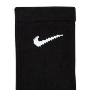 Nike Everyday Plus Cushioned Training Crew Socks - Black