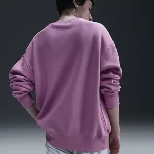 Nike Phoenix Fleece Oversized Crew-neck Sweatshirt - Pink
