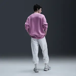 Nike Phoenix Fleece Oversized Crew-neck Sweatshirt - Pink
