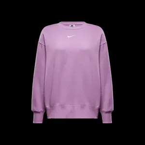 Nike Phoenix Fleece Oversized Crew-neck Sweatshirt - Pink