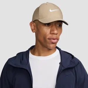 Nike Dri-fit Club Structured Swoosh Cap - Brown